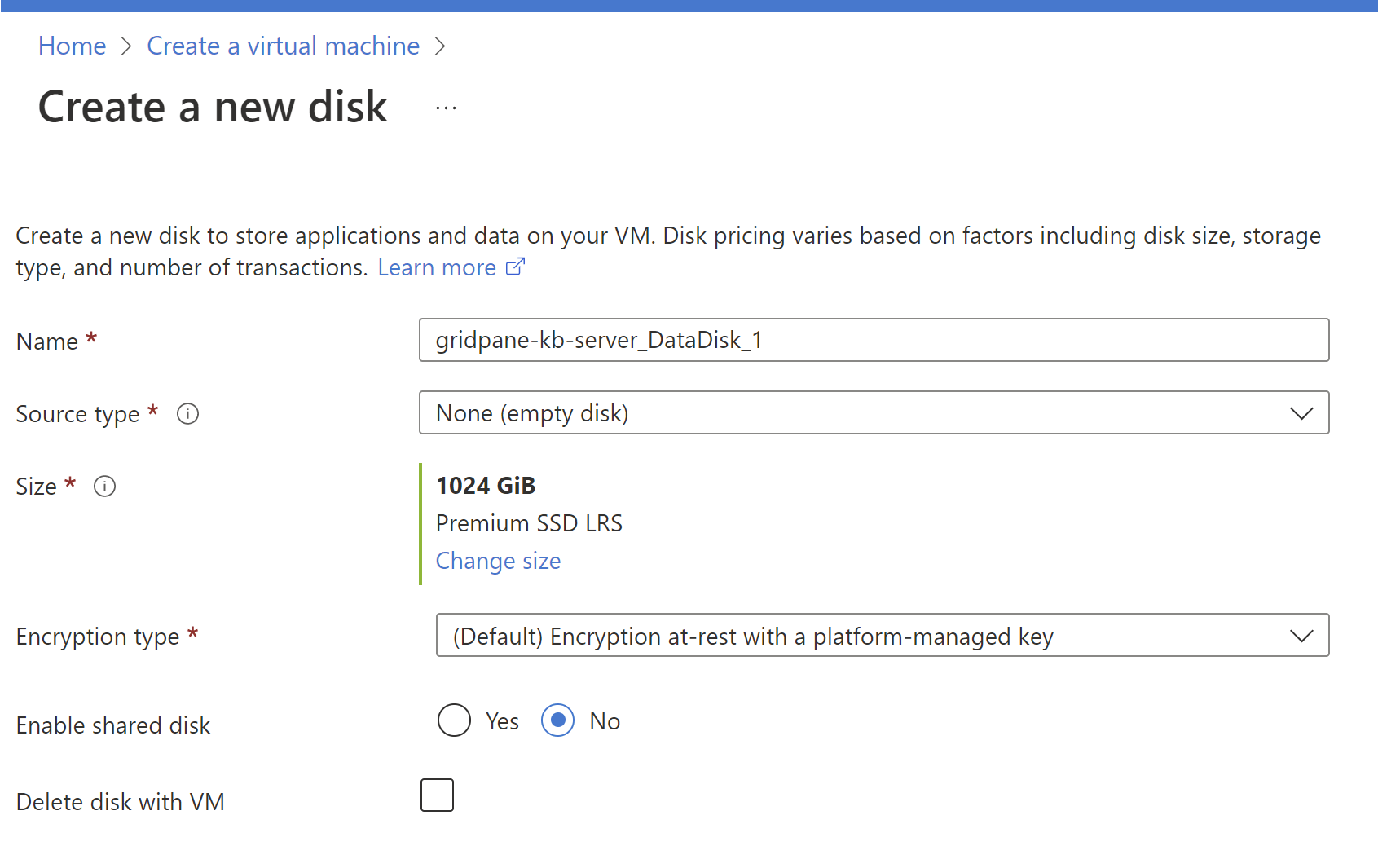 Provision a Microsoft Azure Server Using Our Custom Server Option | GridPane